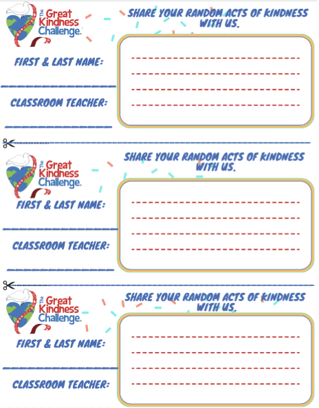 The Great Kindness Challenge 2024 - Williams Elementary
